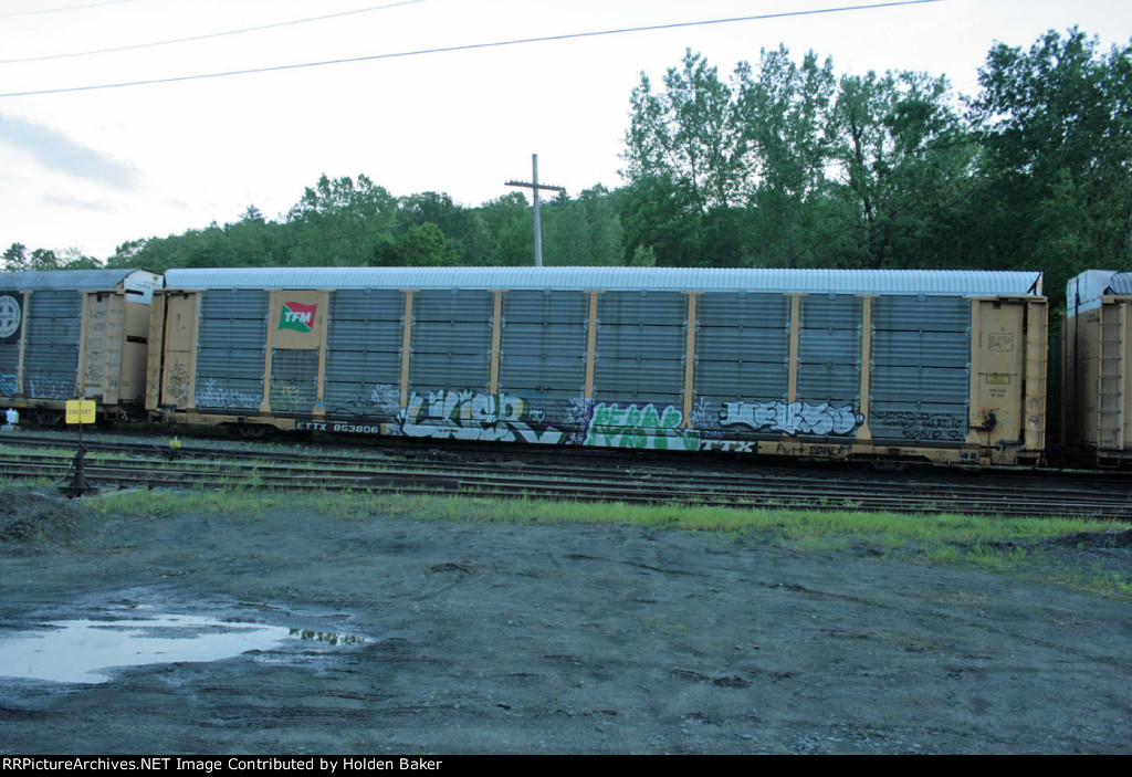 ETTX 853806, TFM Autorack TNM 7304, UP 3158